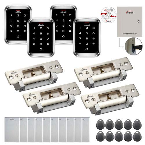Visionis FPC-7954 4 Doors Access Control Electric Strike Fail Safe and ...