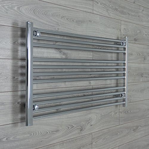 companyblue 700mm wide x 800mm high Heated Towel Rail Straight Flat ...