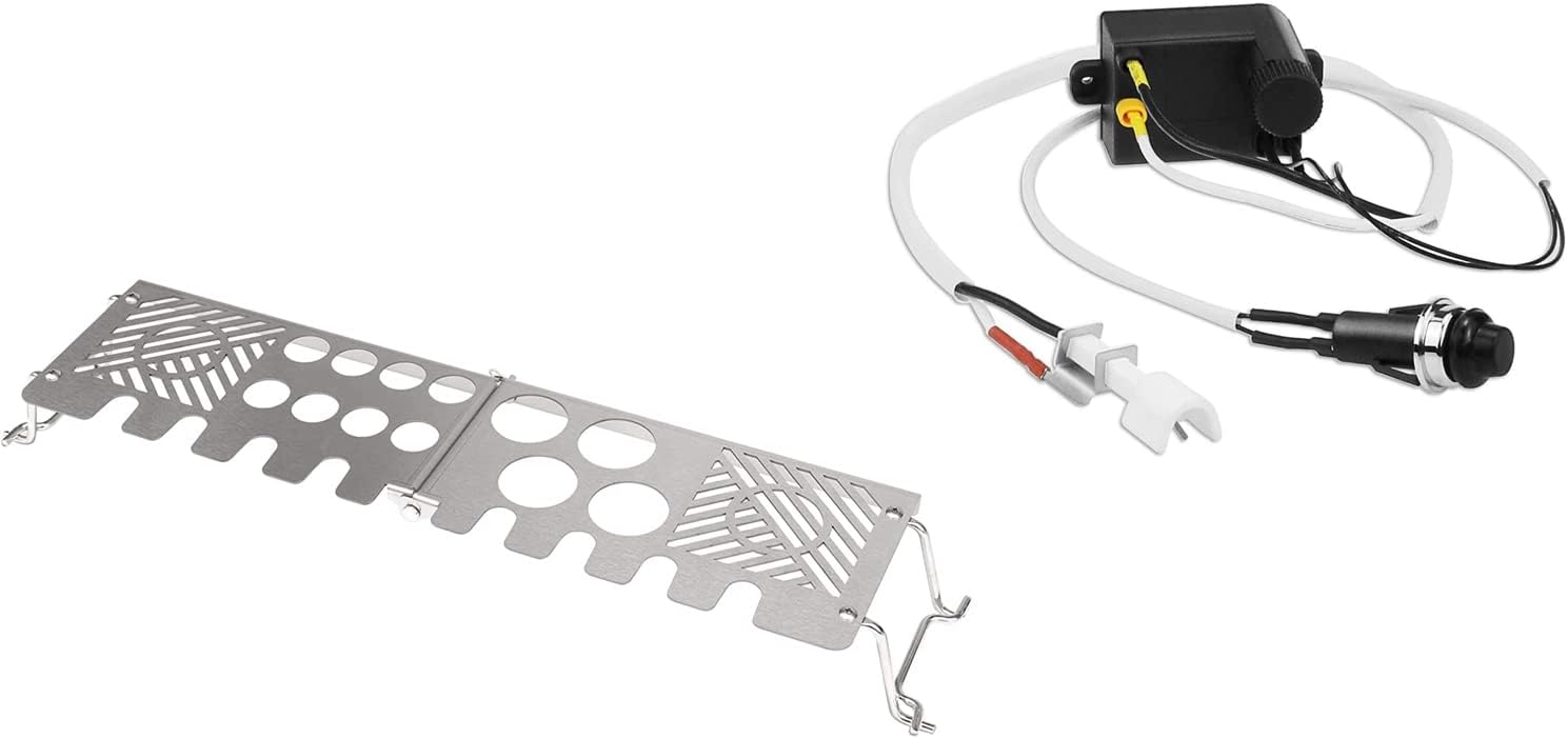 Amazon.com : Uniflasy 7642 Grill Igniter Button and Grill Warming Rack ...
