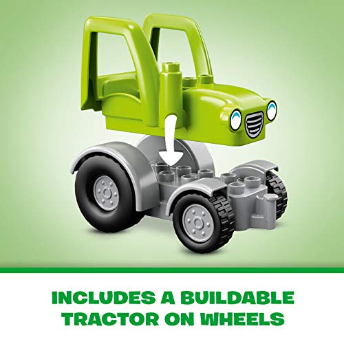 LEGO 10869 DUPLO Town Farm Adventures Building Set, with Tractor and ...