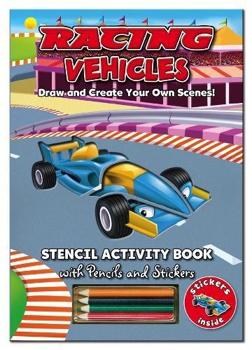 Activity Stencil Books - Racing Cars: Colouring & Activity : North ...