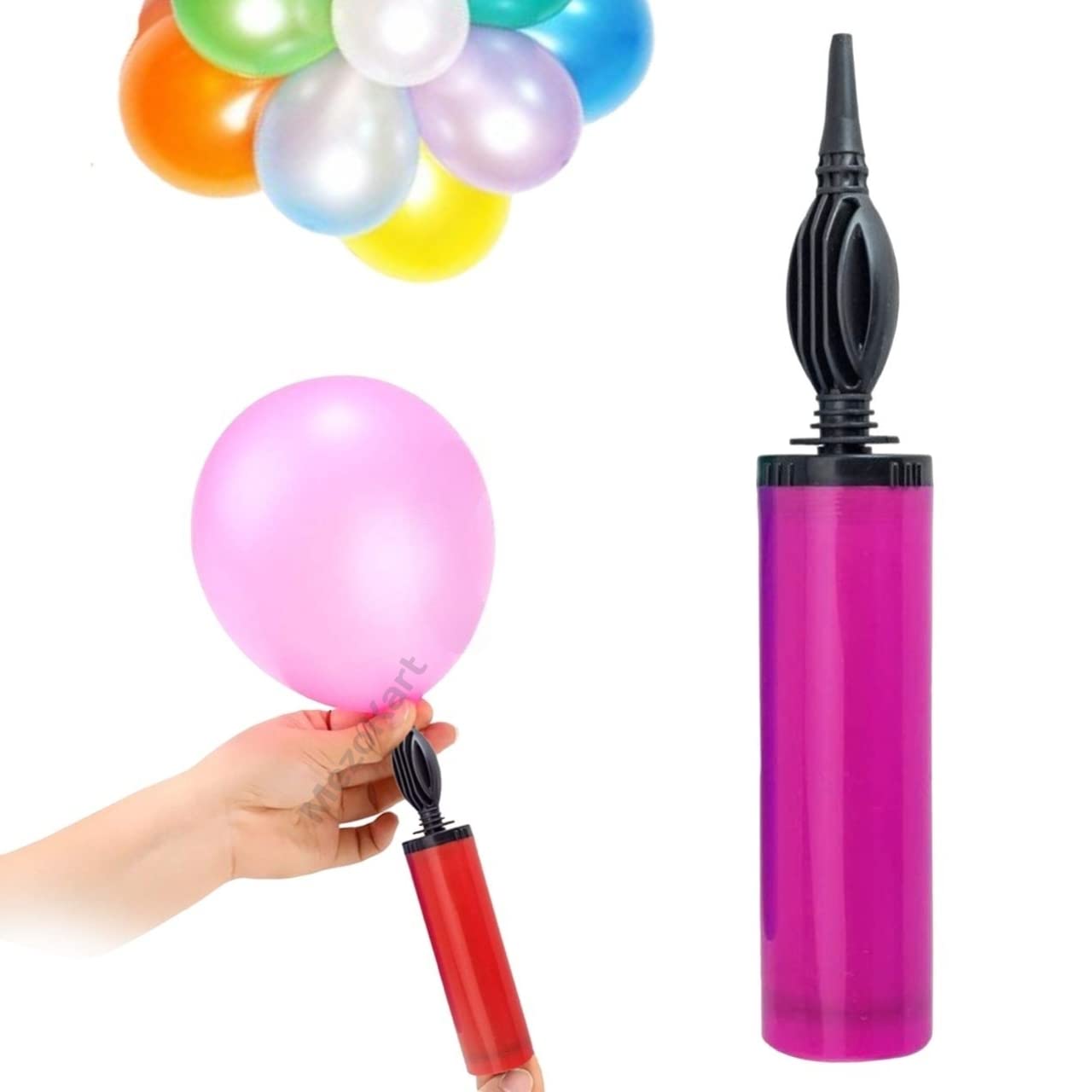 MezoKart Balloon Pump Double Action Heavy Duty Manual Hand Balloon ...