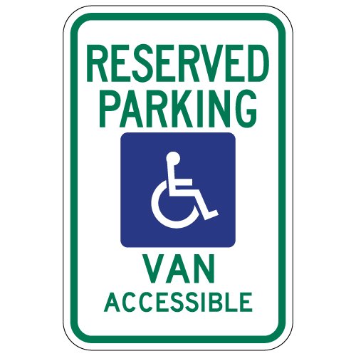 STOPSignsAndMore - R7-8-MOD Federal Handicap Parking and Van Accessible ...