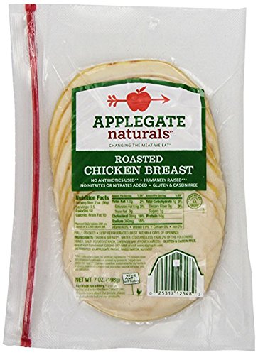 Amazon.com: Applegate Farms (AG ABF Roasted Chicken, Sl 12/7oz ...