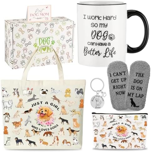 Amazon.com: Dog Mom Gifts for Women, Unique Dog Lovers Themed Gift Box ...