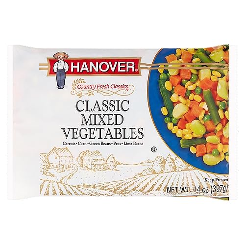 Amazon.com: Hanover Mixed Vegetables, 14 oz (frozen) : Grocery ...