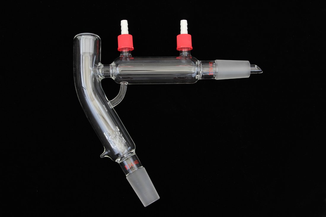 Buy Glass Distillation Head Short Path Condenser 2L Joint 24/40 with ...