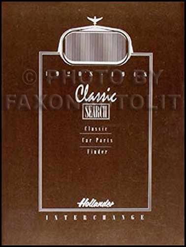 1920s-1948 Hollander U.S. Parts Interchange Manual: unknown author ...