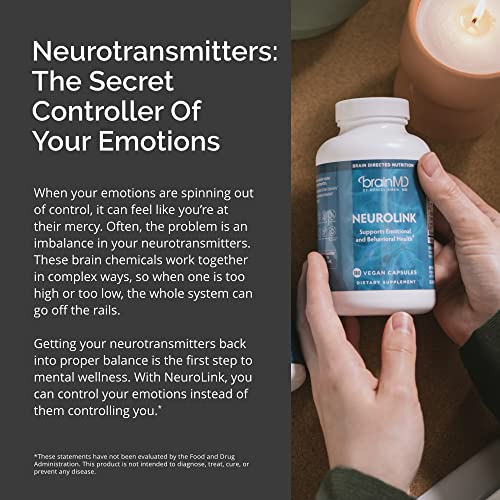 Dr Amen BrainMD NeuroLink - 180 Capsules - Promotes Optimal Brain ...
