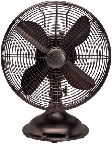 Amazon.com: Hunter Fan 90406 12" Oscillating Desk Fan - oil rubbed ...