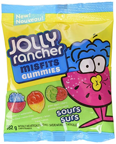 JOLLY RANCHER Sour Misfit Candy Gummies, 182 Gram (Pack of 10) — Deals ...