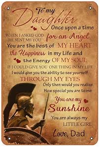 Amazon.com : Tin Signs Vintage Kitchen Signs Wall Decor Spartan poster ...