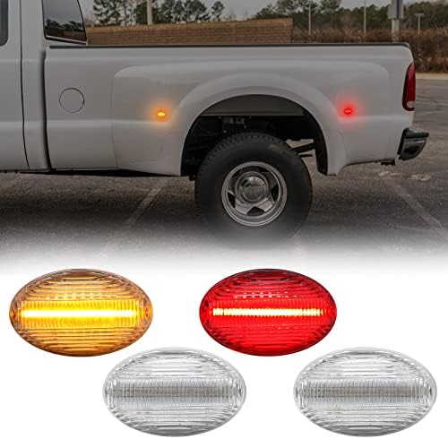Amazon.com: SHINEFIT LED Dually Bed Fender Side Marker Lights ...