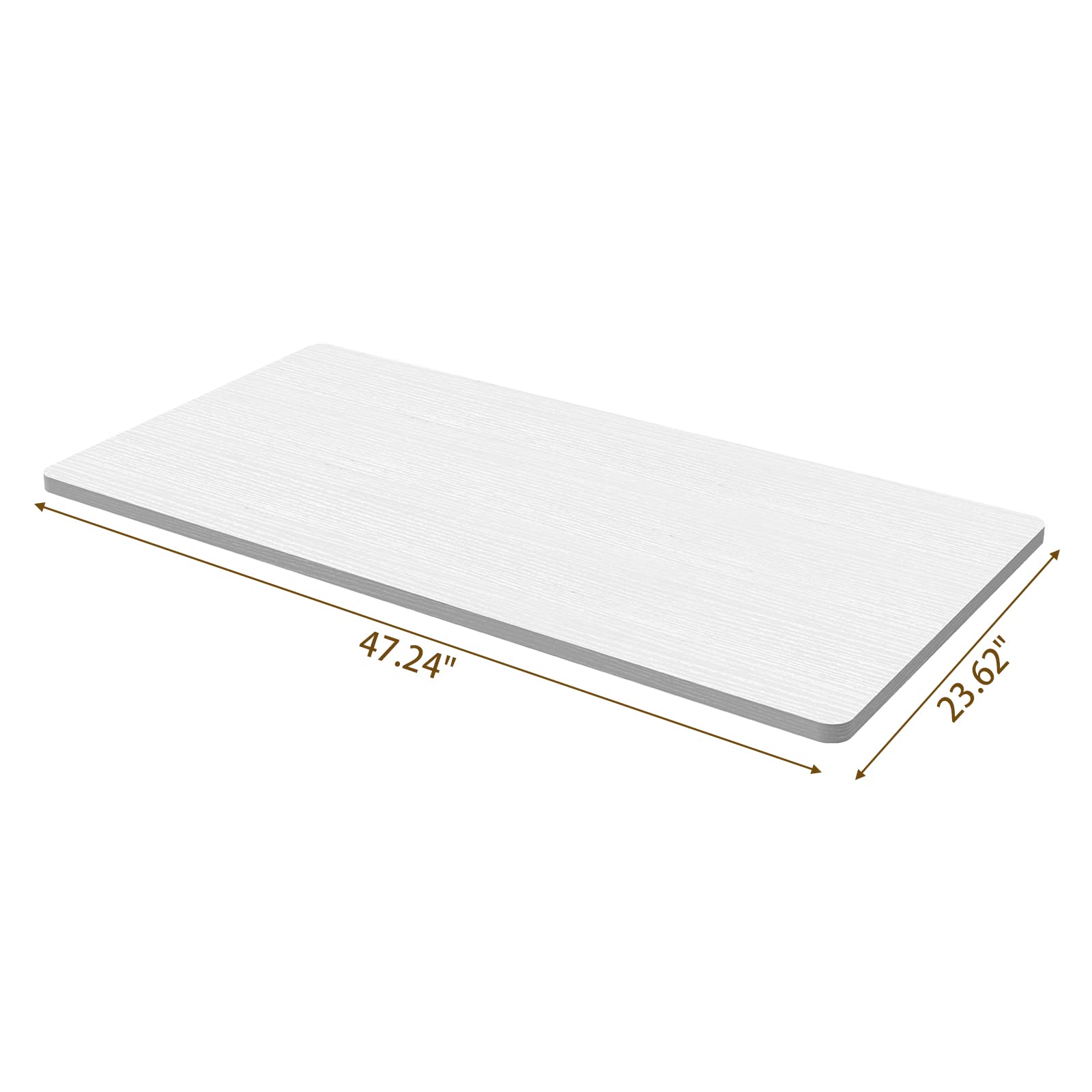 Snapklik.com : AIMEZO 48 X 24 Inch Table Top,Solid One-Piece Table Top ...