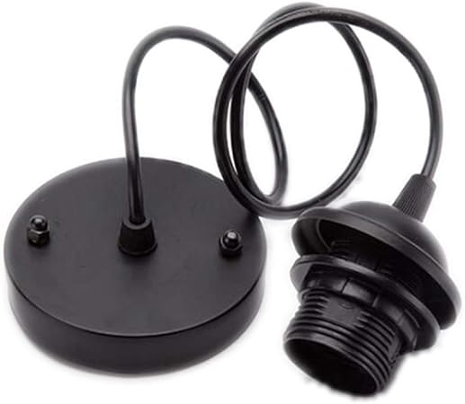 KuLio Ceiling Rose Pendant With Lamp Holder fitting Accessories Kit Set ...