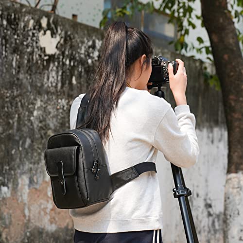 Besnfoto Camera Bag Small DSLR Sling Bag Backpack for Photographer ...