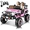 Amazon.com: Hikole 24 Volt Ride On Car with Remote Control, 2WD/4WD Switchable 2 Seater XL ...