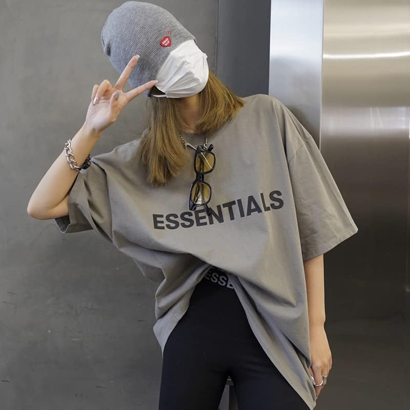 T-Shirt Men's T-Shirt Ess T-Shirt for Women Couples Tee Hip Hop Short ...