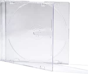 Amazon.com: Maxtek Ultra Thin 5.2mm CD DVD Blu-Ray Clear Slim Jewel ...