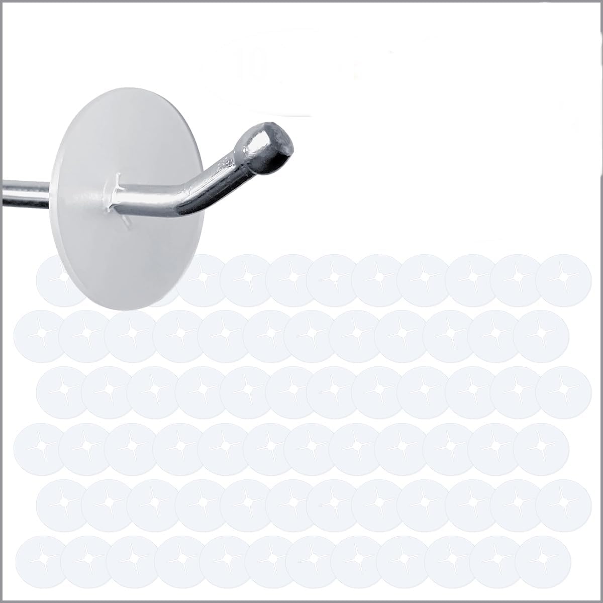 Amazon.com: Clip Strip Display Hook Product Stop, 100 Pack, Product ...