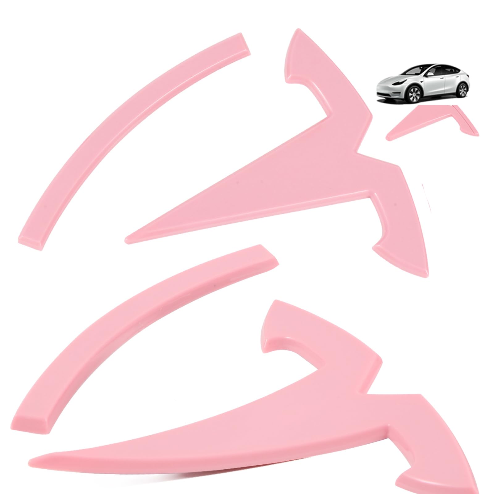 Amazon.com: Emblem Accessories Compatible with Model 3 3PCS 3D Logo ...