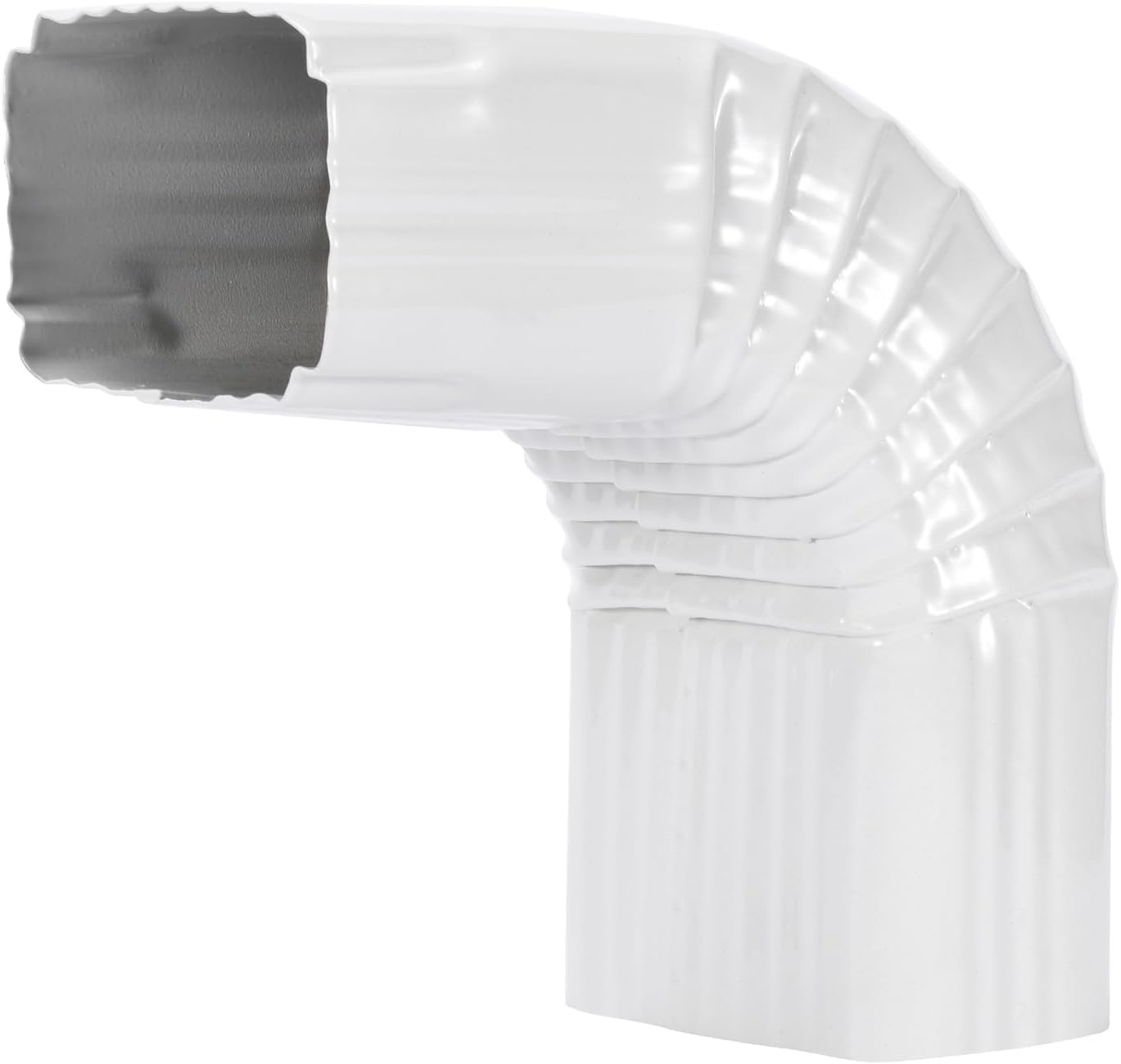 Amazon.com : VYH Downspout Gutter Elbows (Low Gloss White) Gutter Elbow ...