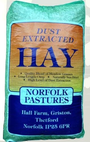Norfolk Pastures Dust Extracted Hay (Compact Bale) (approx 2+kg ...