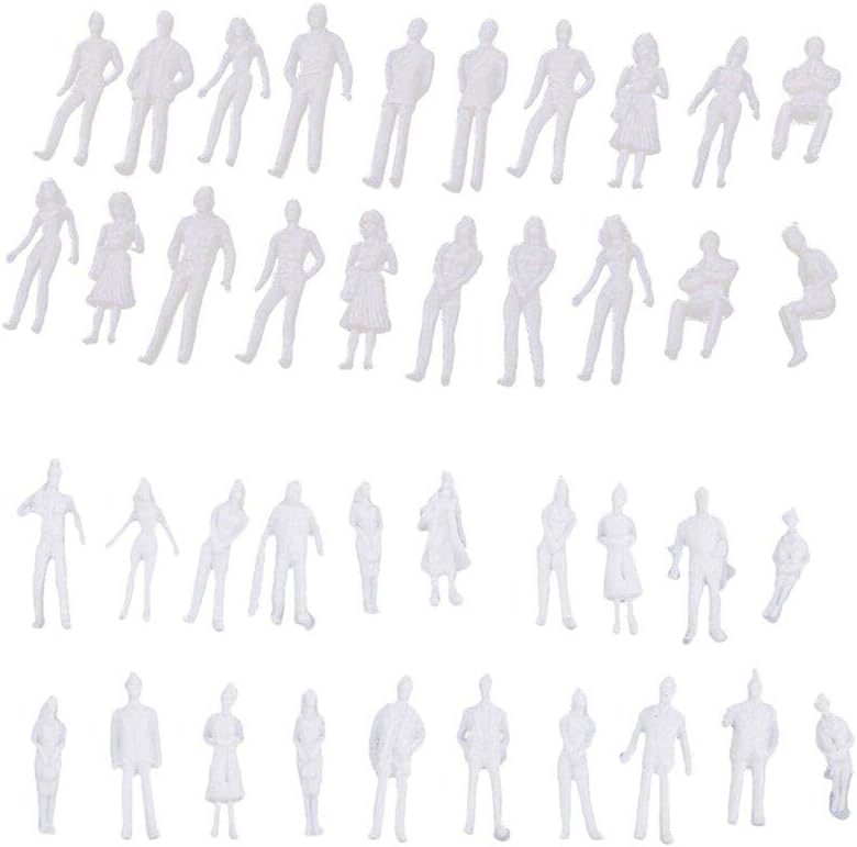 Amazon.com: 1:50 1:100 Scale Model Miniature White Figures Architecture ...