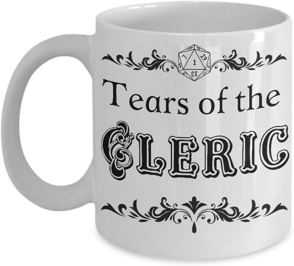Amazon.com: DnD Cleric, DnD Mug, Dungeon Master Gift, Dungeon Master ...
