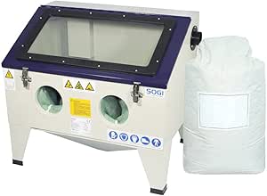 Professional bench sandblasting machine with accessories SOGI S-72 ...