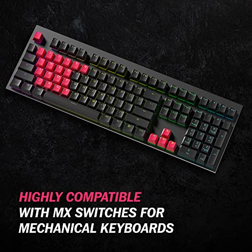 Snapklik.com : HK Gaming Rubber Keycaps SetAnti-Slip TextureDoubleshot ...