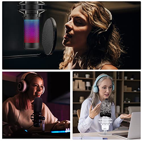 Snapklik.com : Pop Filter For Hyperx Quadcast,3 In 1 Quadcast S Mic Pop ...