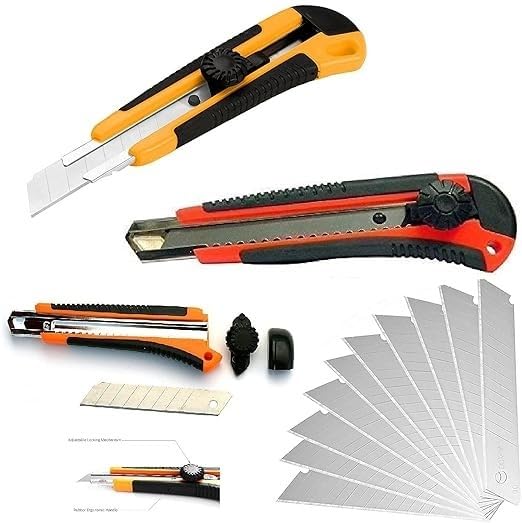Freedy Heavy Duty 18 mm Cutter Knife Utility Knife Box Cutters, Utility ...