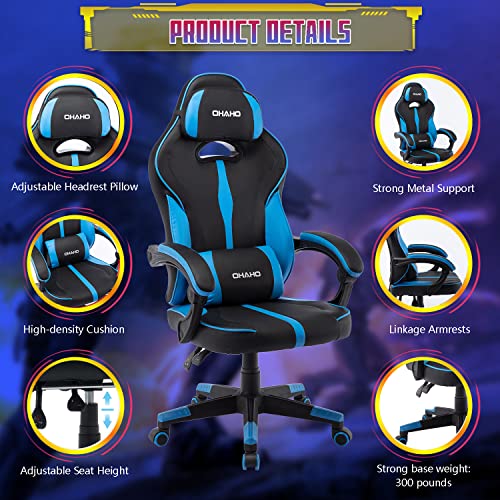 Snapklik.com : OHAHO High-Back Gaming Chair PC Office Chair Computer ...