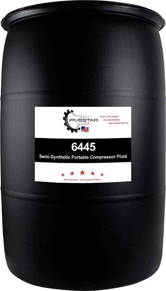 Amazon.com: SEMI-SYNTHETIC PORTABLE COMPRESSOR FLUID 55 GALLONS ...