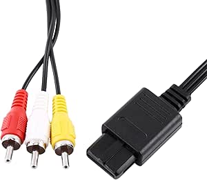 AV Composite Cable for N64 Nintendo - Ultra Thick Jacket, Easy ...
