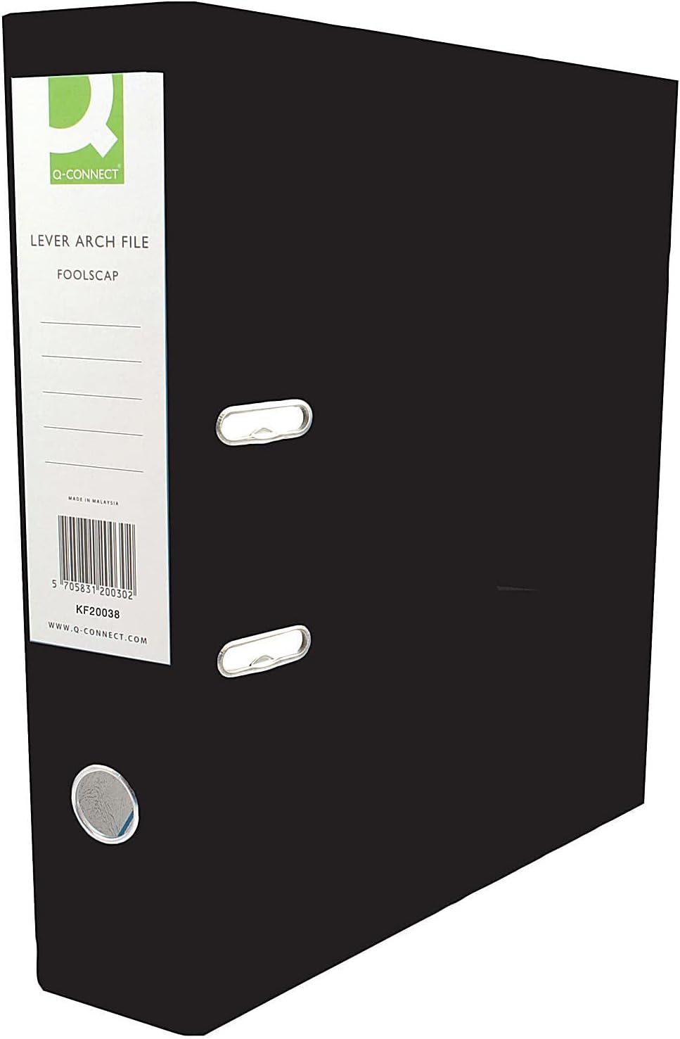 Q-Connect Lever Arch File Foolscap Black (Pack of 10) : Amazon.co.uk ...