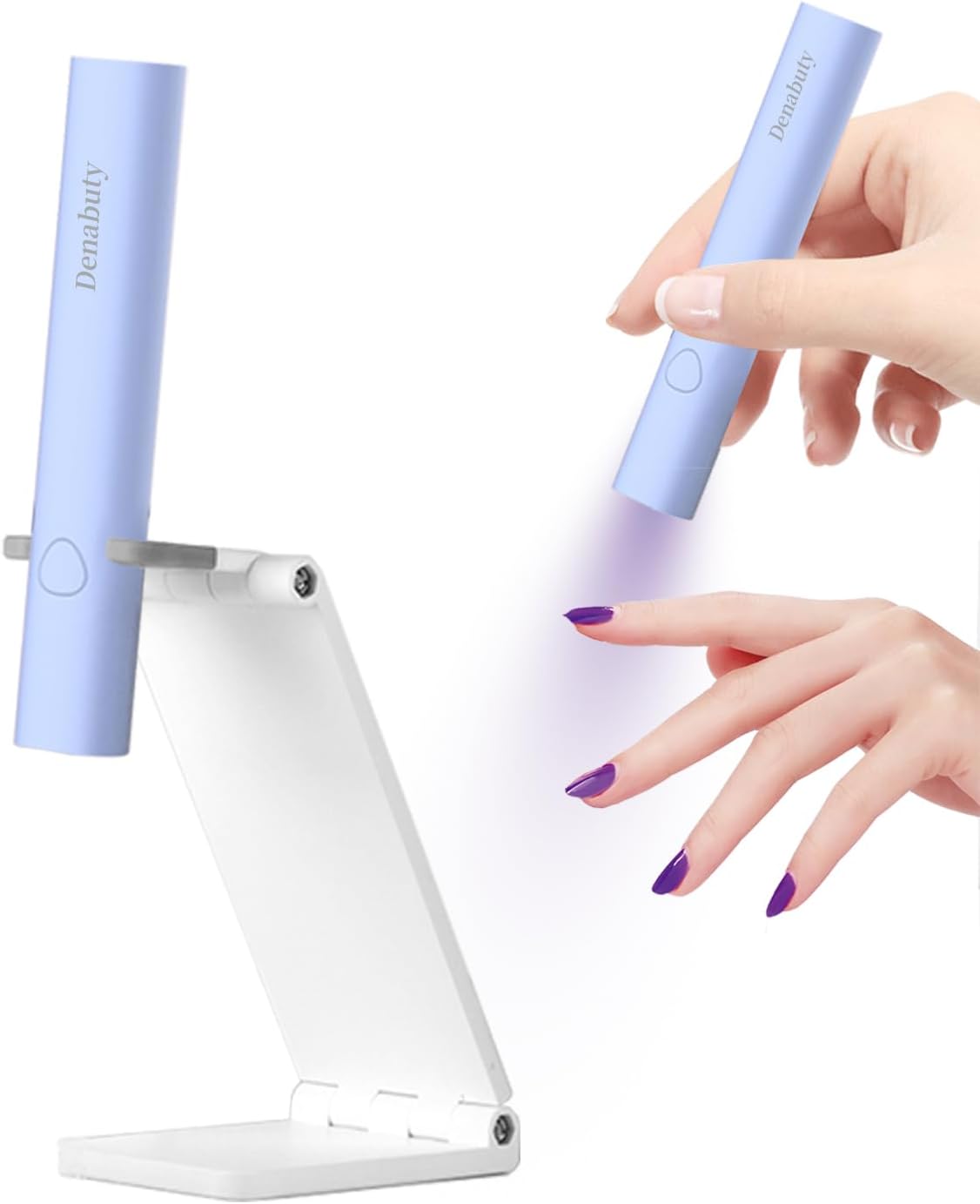 Amazon.com : UV Light for Gel Nails, Denabuty Mini U V LED Nail Lamp ...