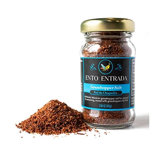 2 Pack Sal Con Chapulin, Grasshopper Salt Made in Oaxaca Mexico with ...