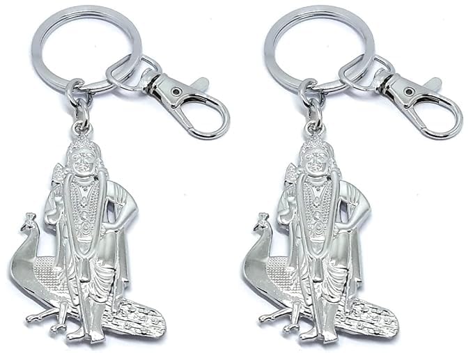 Blue Aura Double Sided Lord Murugan Kartikeya Plus VEL Religious Gift ...