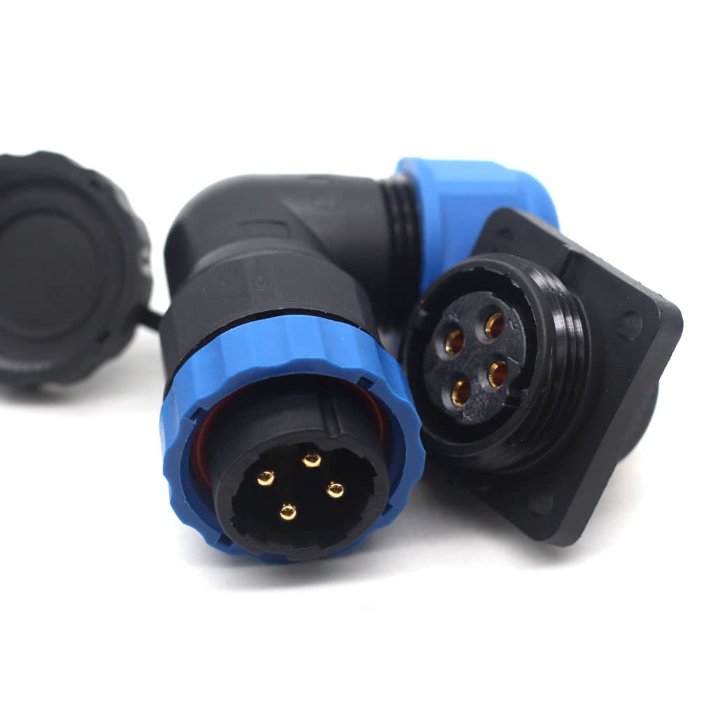 Snapklik.com : FORTTAR SD20 Series 4 Pin Waterproof Connector, 4 Wire ...