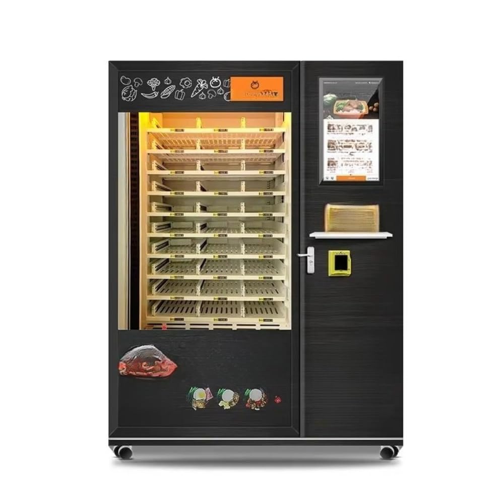 Amazon.com: Fully Automatic Hot Food Hamburger Vending Machine for Sale ...