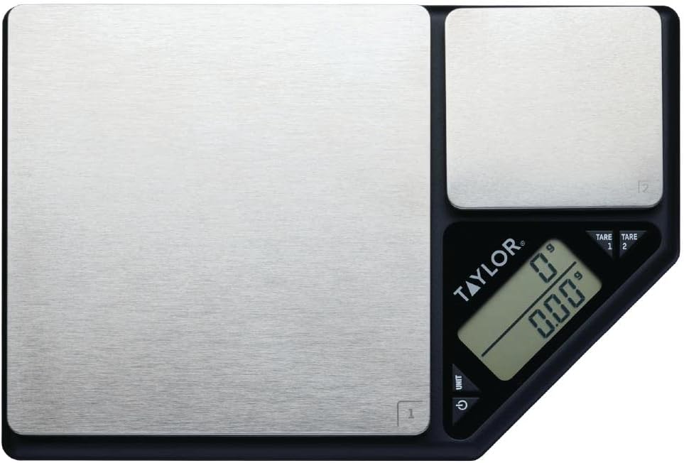 Amazon.com: Taylor KitchenCraft Digital Kitchen Scale Dual Platform ...