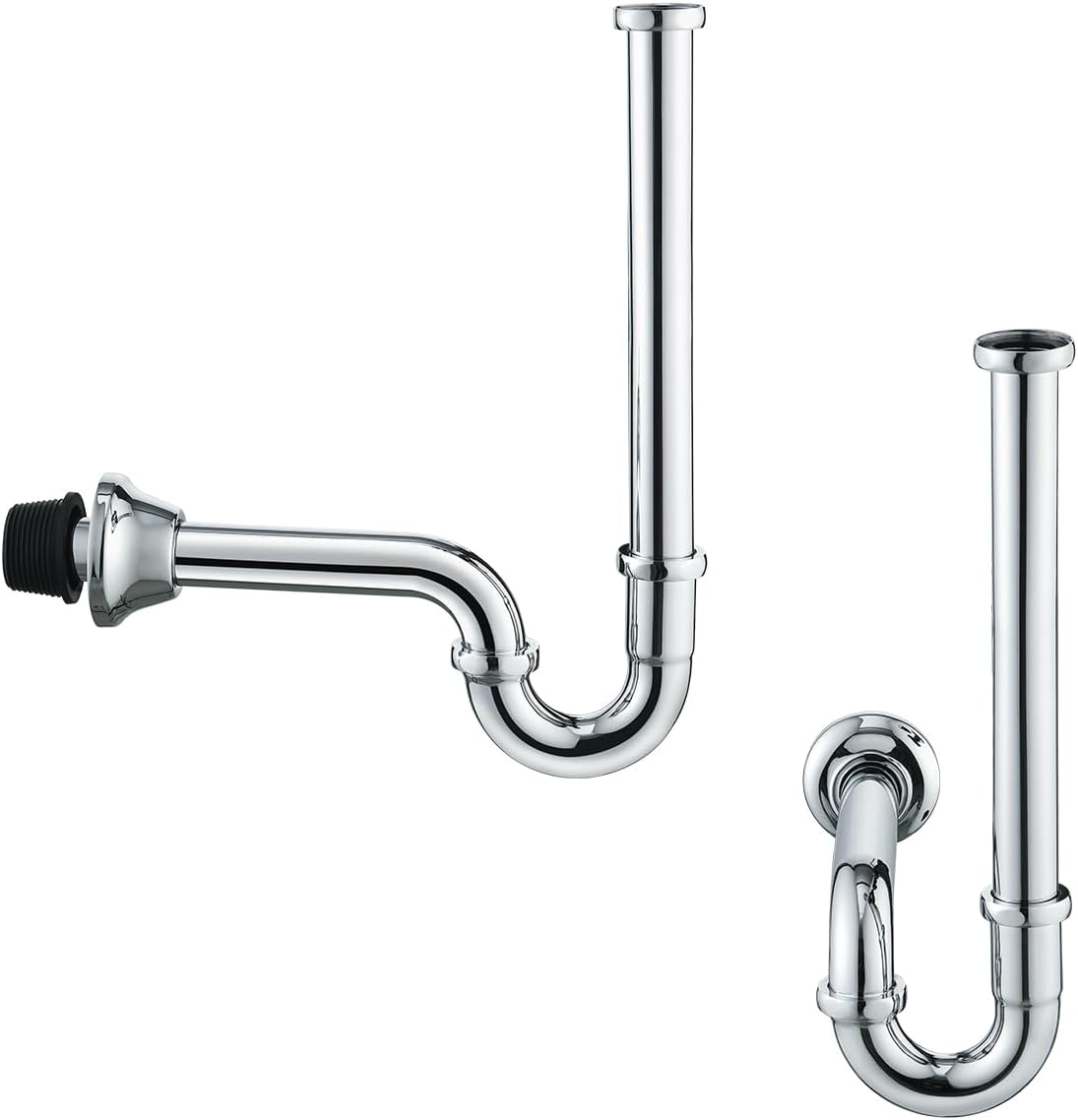 Amazon.com: RANDOM Brass P Trap Bathroom Sink U-Shape 1-1/4 inch Sink ...