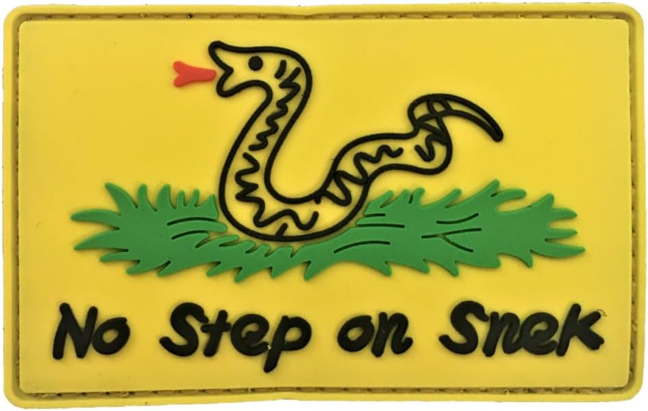 Amazon.com: No Step On Snek Don't Tread PVC Patch Special Forces Recon ...