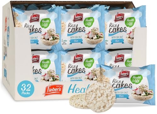 Amazon.com: LEIBERS Rice Cakes On the Go Snack Pack – 32 Packs - Made ...