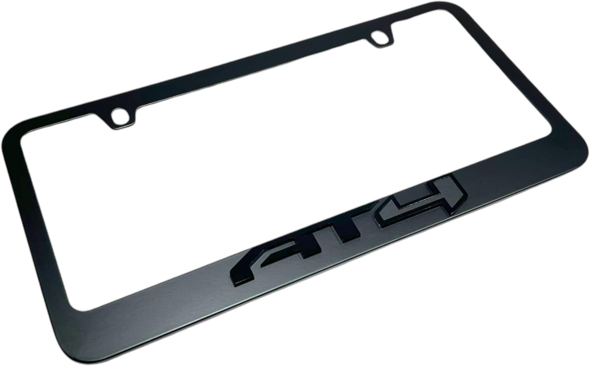 Amazon.com: GMC Sierra Stealth Blackout License Plate Frame : Automotive