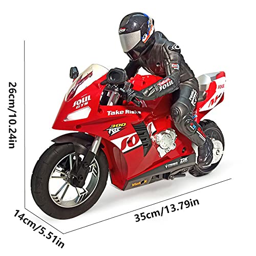 ZAVEIOP Remote Control Motorcycle, High Speed Self Balancing Single ...
