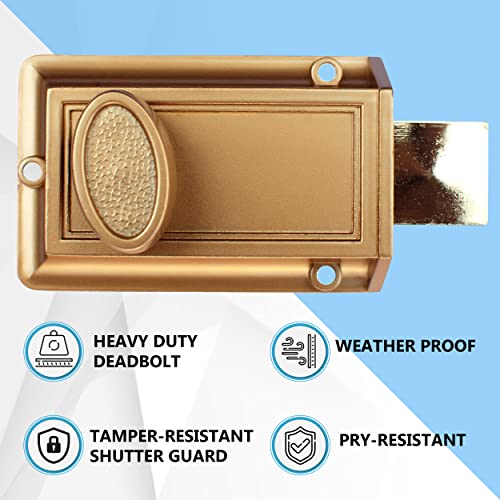 Snapklik.com : NU-Set Lock Night Safety Deadbolt Lock 5 Pin Keyed ...