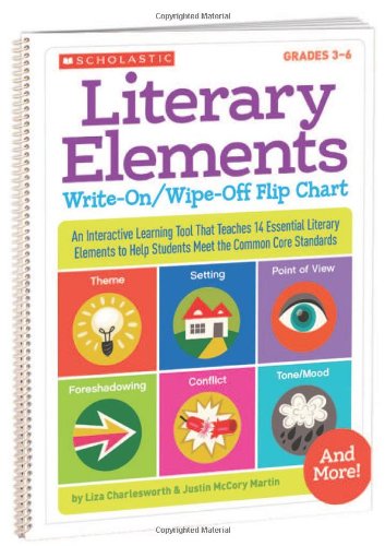 Literary Elements Write-On/Wipe-Off Flip Chart: An Interactive Learning ...
